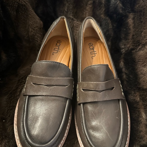 Earth | Shoes | Earth Women Dark Brown Leather Loafers | Poshmark